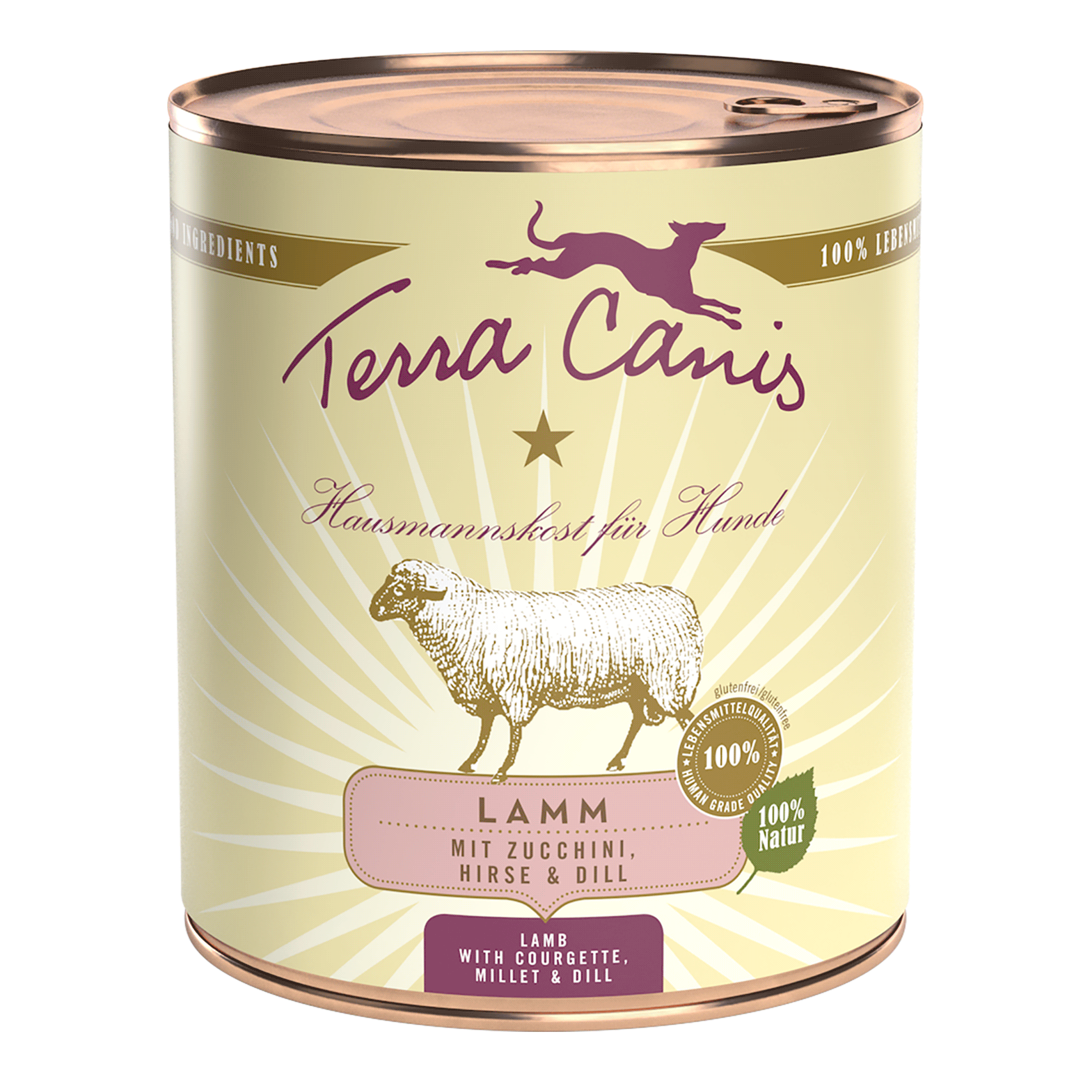 Terra Canis Classic Lamm mit Zucchini, Hirse und Dill